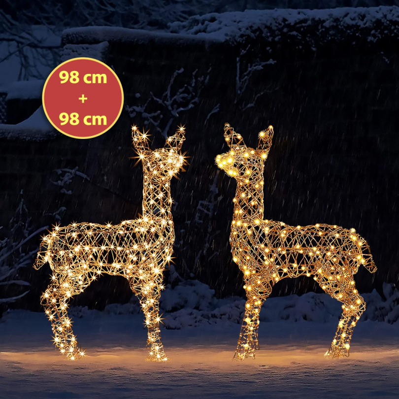 Betoverend Verlicht Rendier – Kerstdecoratie voor Binnen & Buiten